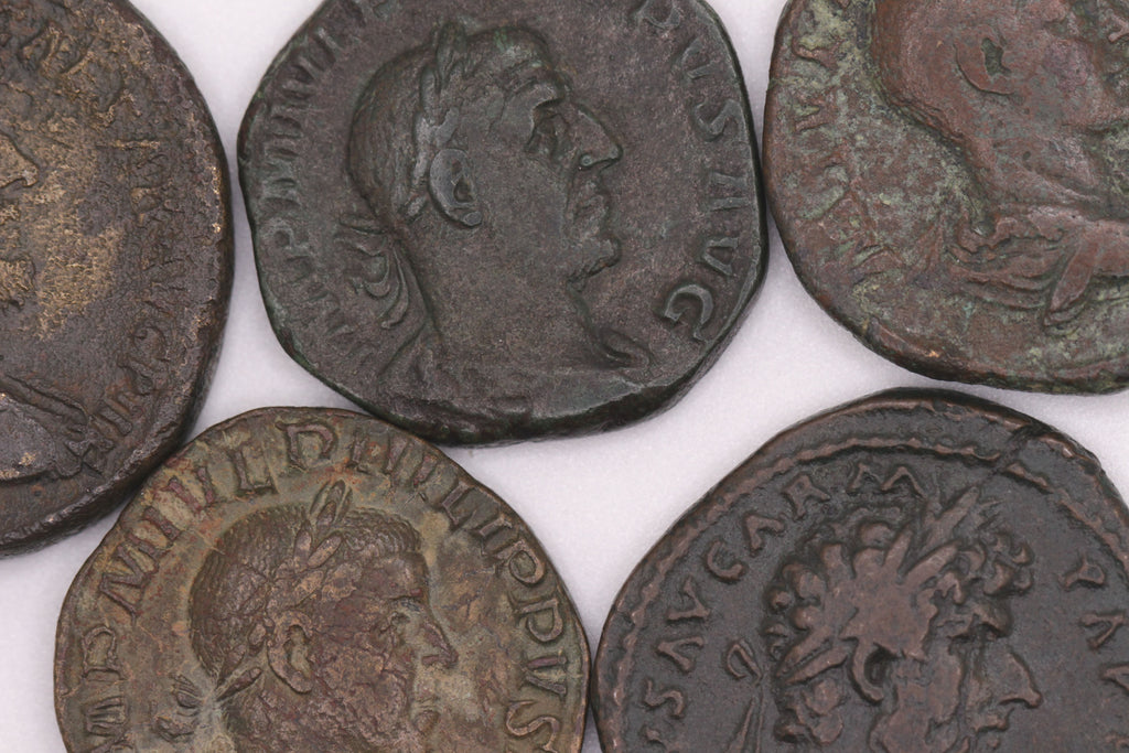1 Brass Ancient Roman Sestertius Coin | Very Good Condition | 1700+ Yr ...